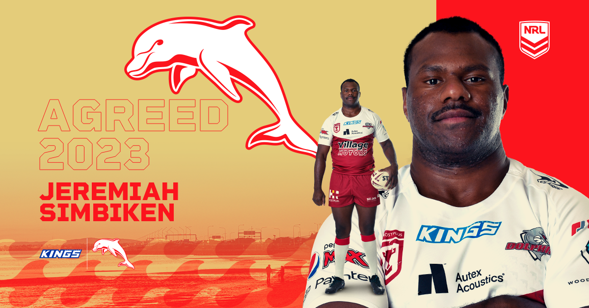 From the verge of walking away, Jeremiah Simbiken earns Dolphins NRL ...