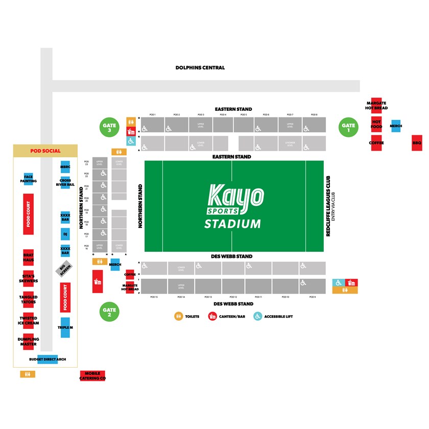 Game Day - Kayo Stadium | Dolphins