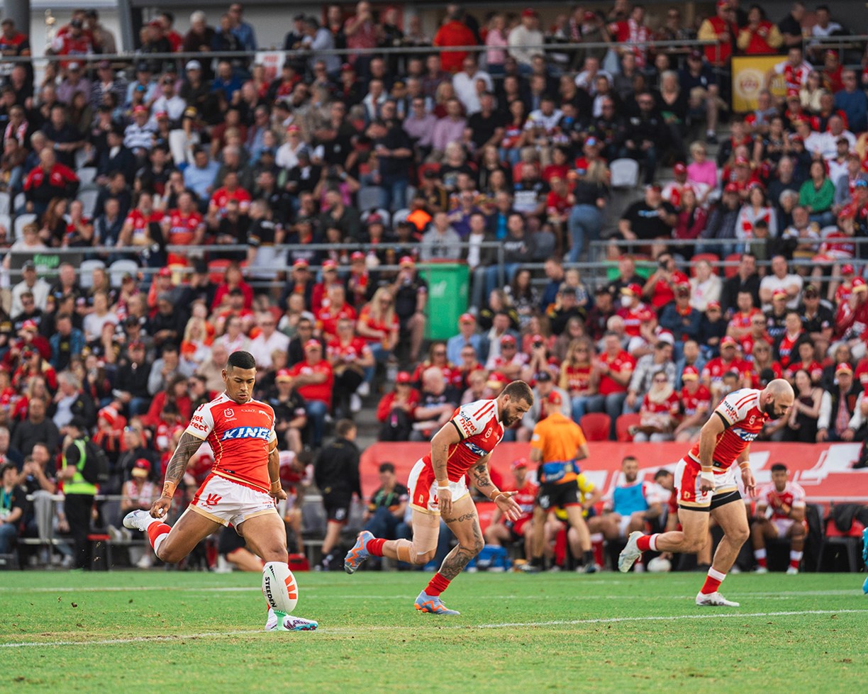 Dolphins NRL play last game at Kayo Stadium for 2023 | Dolphins