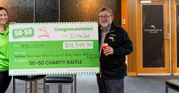 50-50 Charity Raffle - Round 16 Update | Dolphins